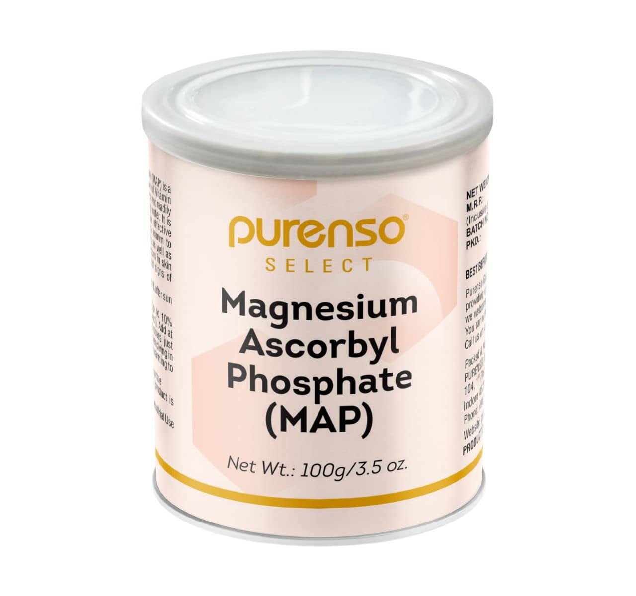 Purenso Select Magnesium Ascorbyl Phosphate MAP 100g - Walmart.com