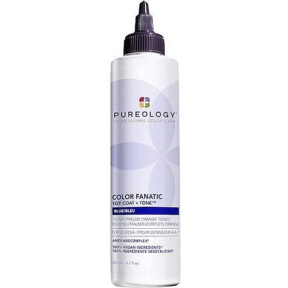 Pureology Color Fanatic Blue Top Coat + Tone for Dark Blonde to ...