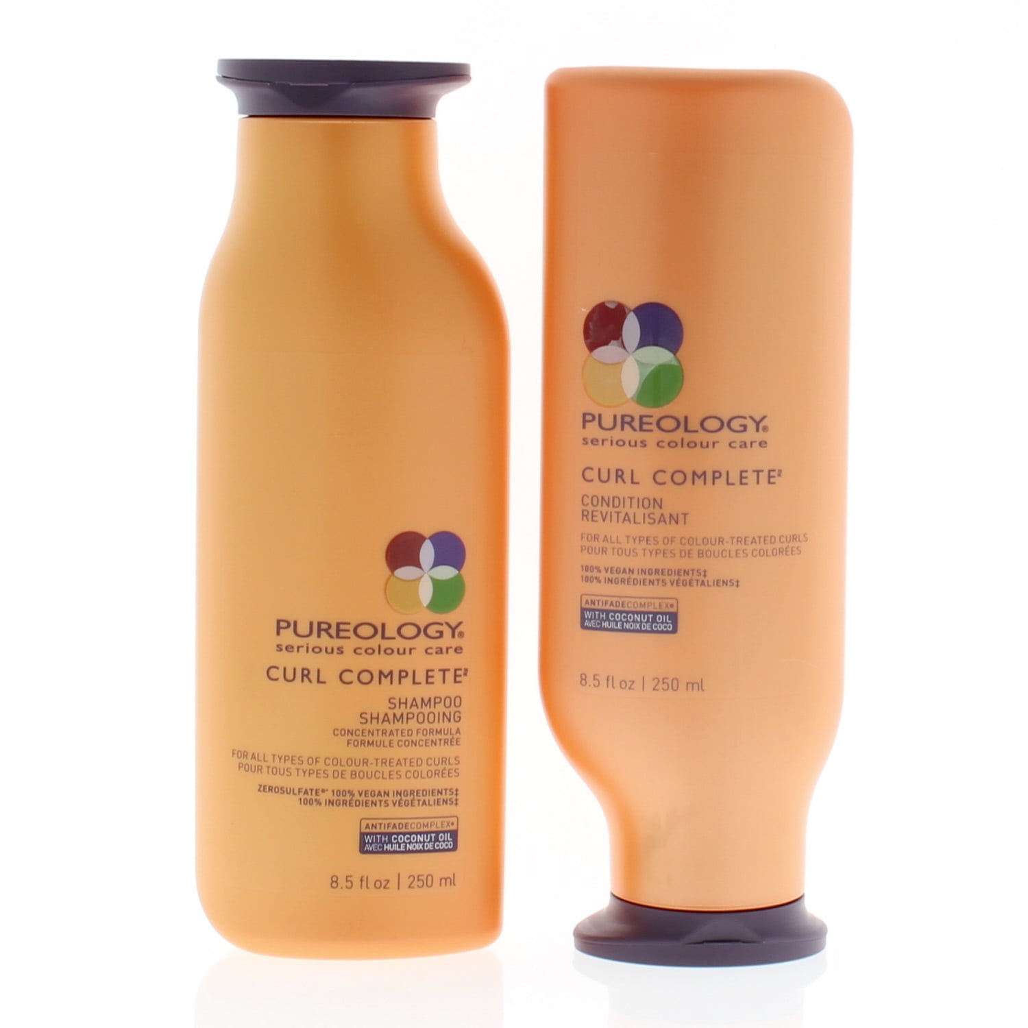 Pureology Hair Care Curl Complete Shampoo and Conditioner 8.5oz COMBO ...