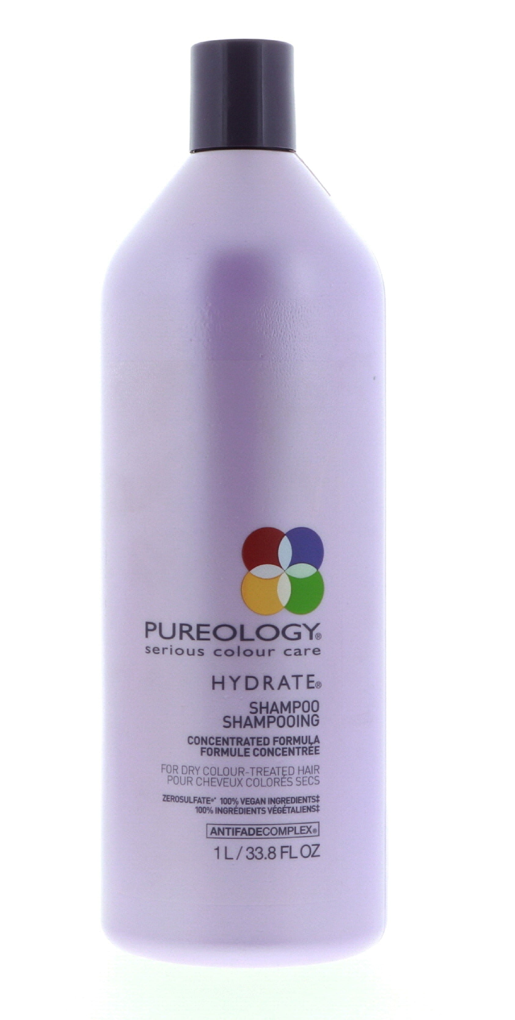 Pureology Hydrate Shampoo, 33.8 oz, Color-Treated Hair, Sulfate-Free ...