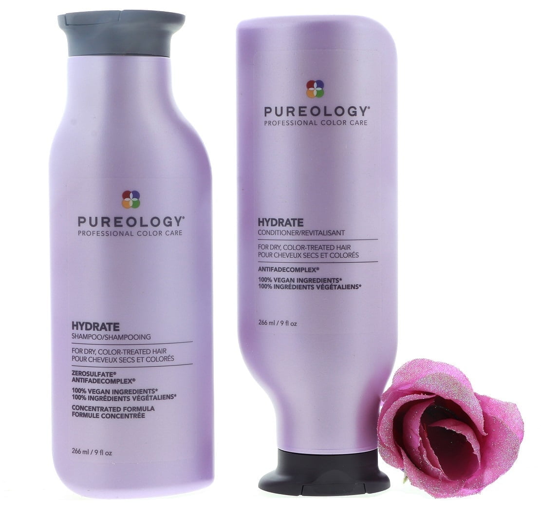 Pureology Moisturizing Hydrate Shampoo and Conditioner Set, 9 oz each ...
