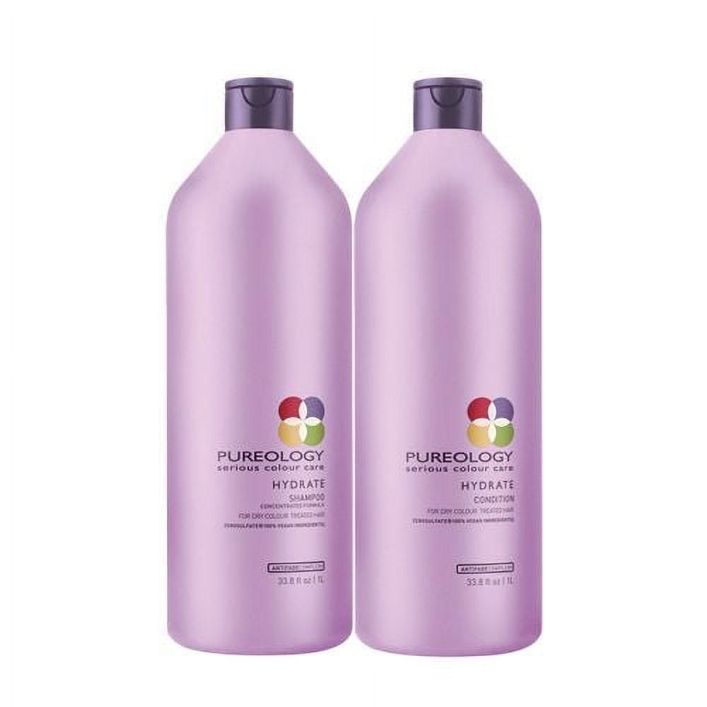 Pureology Moisturizing Hydrate Sheer Shampoo and Conditioner Set, 33.8 ...