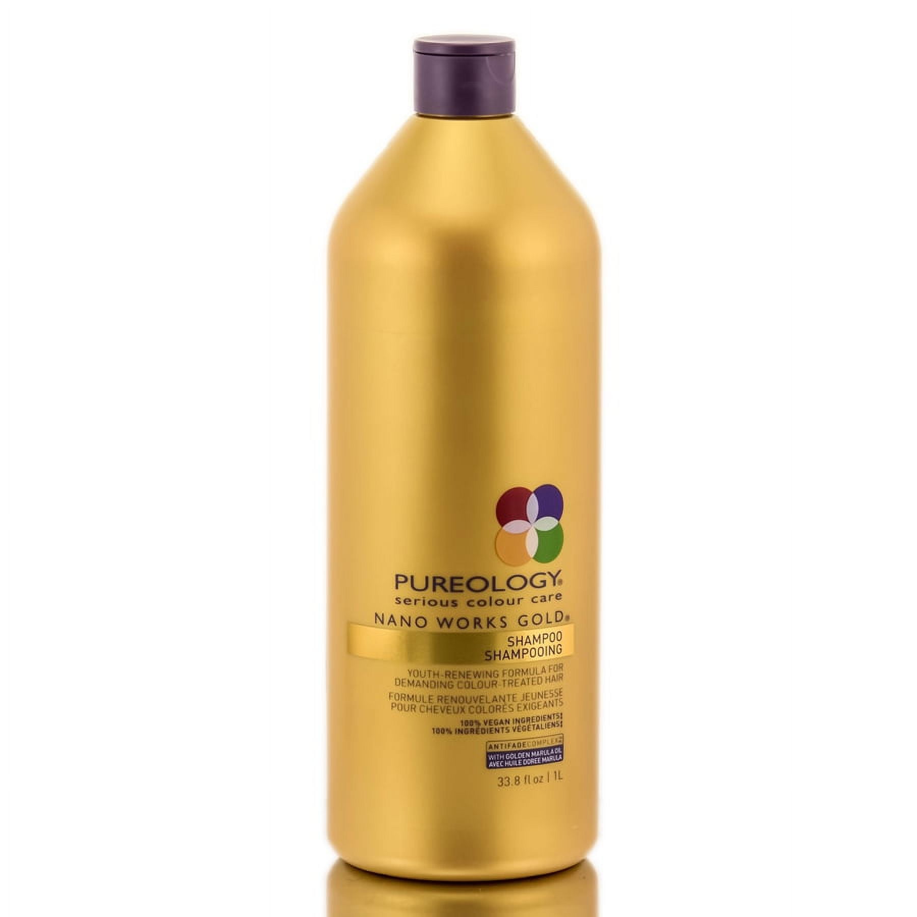 Pureology Nano Works Gold Hair Shampoo with Golden Marula Oil, 33.8 fl ...