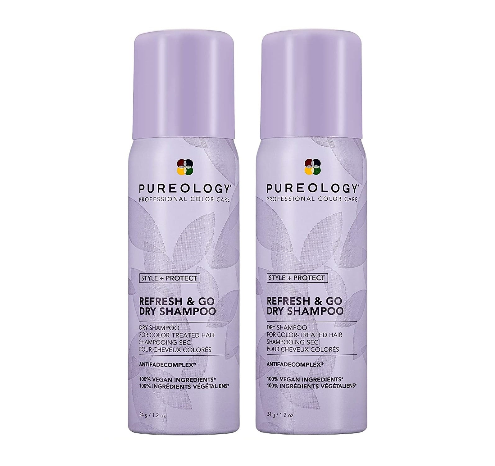 Pureology Style + Protect Refresh & Go Dry Shampoo 1.2 oz - Pack of 2 ...