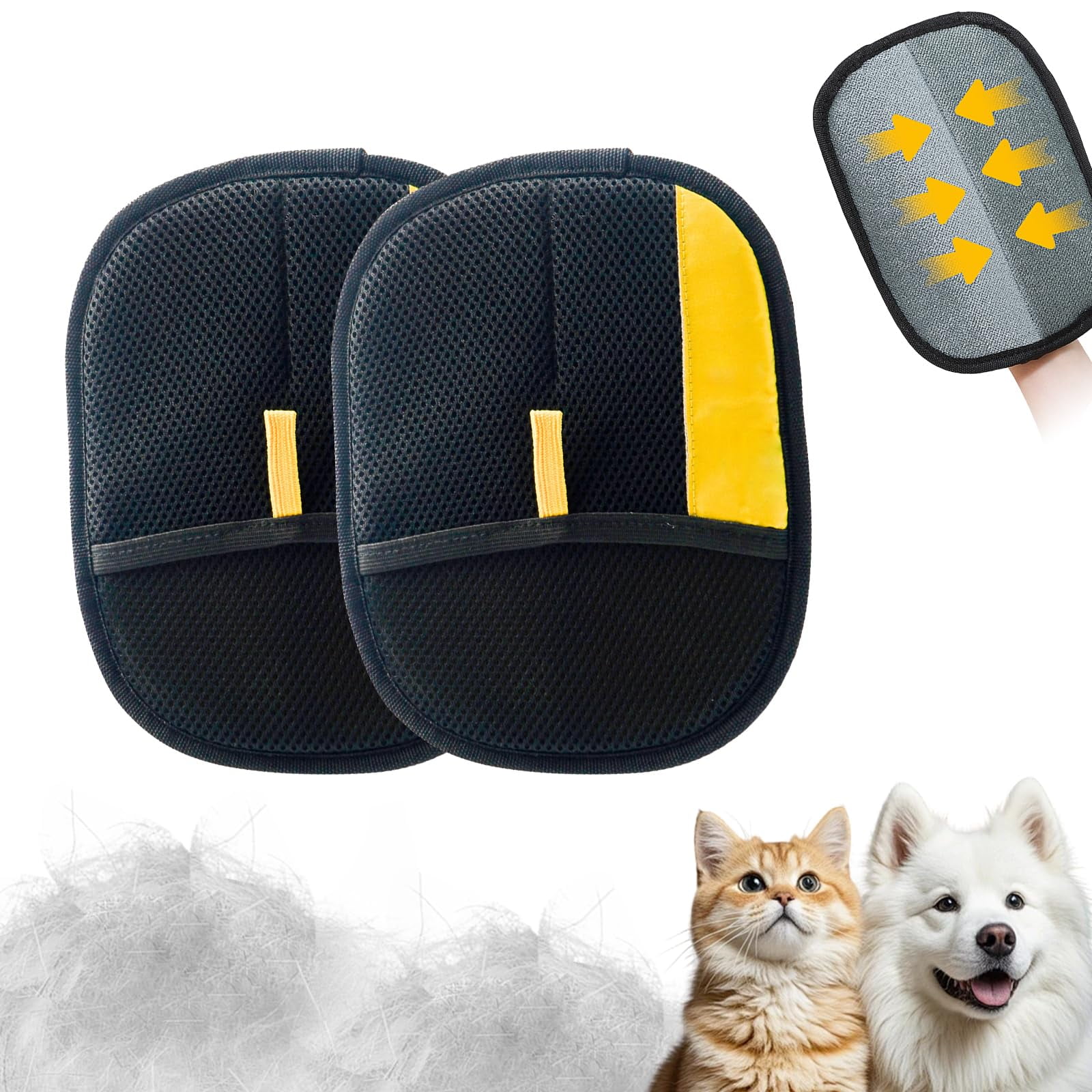 Purepath Hair Removal Glove, Pet Hair Removal Glove for Dogs & Cats ...