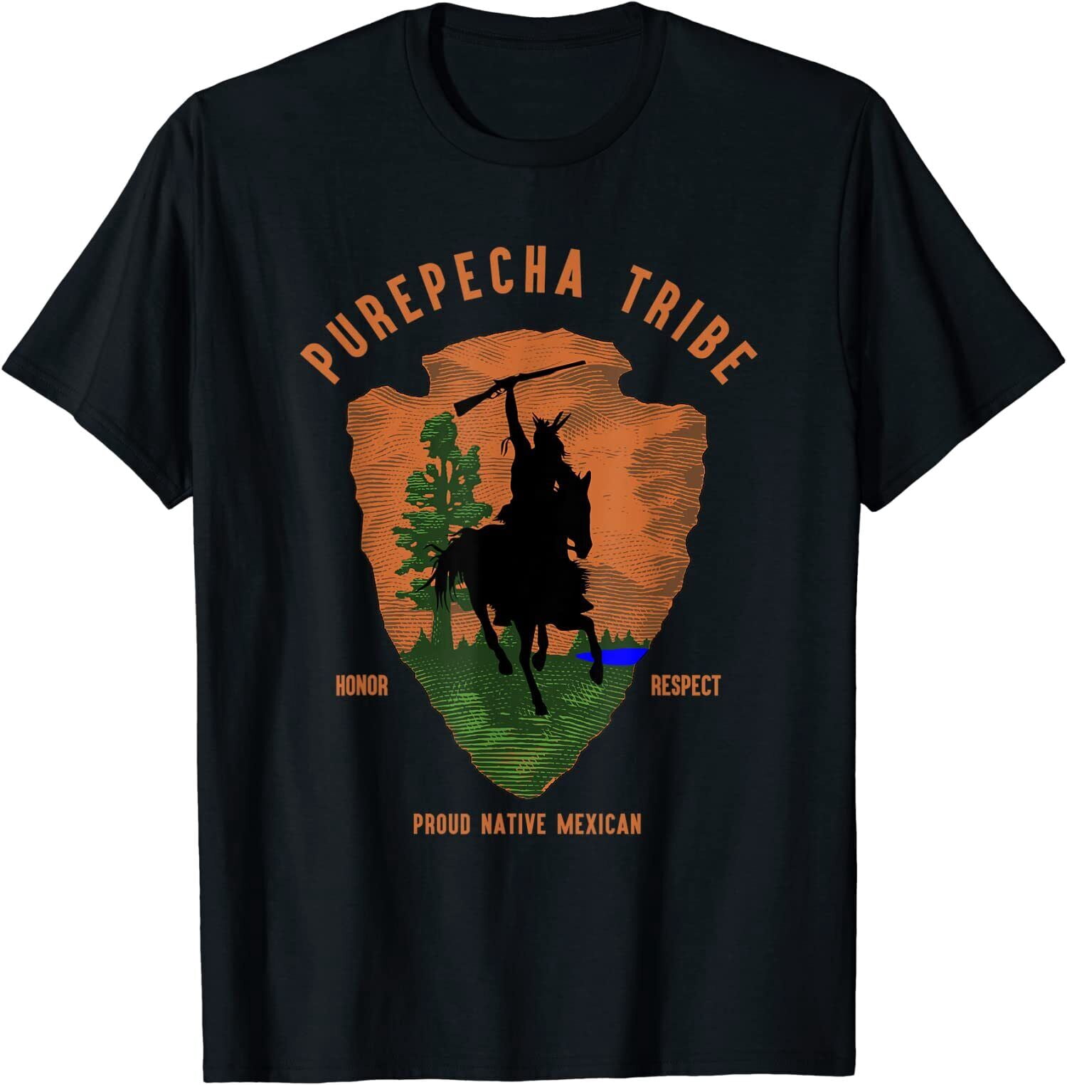 Purepecha Tribe Native Mexican Indian Proud Retro Arrow XL - Walmart.com