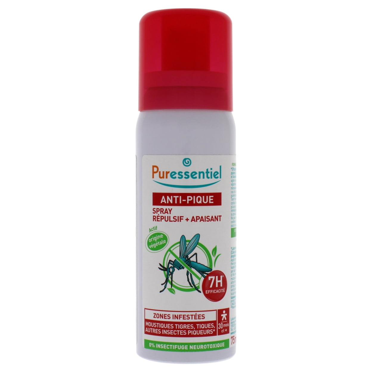 Puressentiel Anti-Sting Spray, Mosquito Repellent, Skin Protectant, 2.6 ...