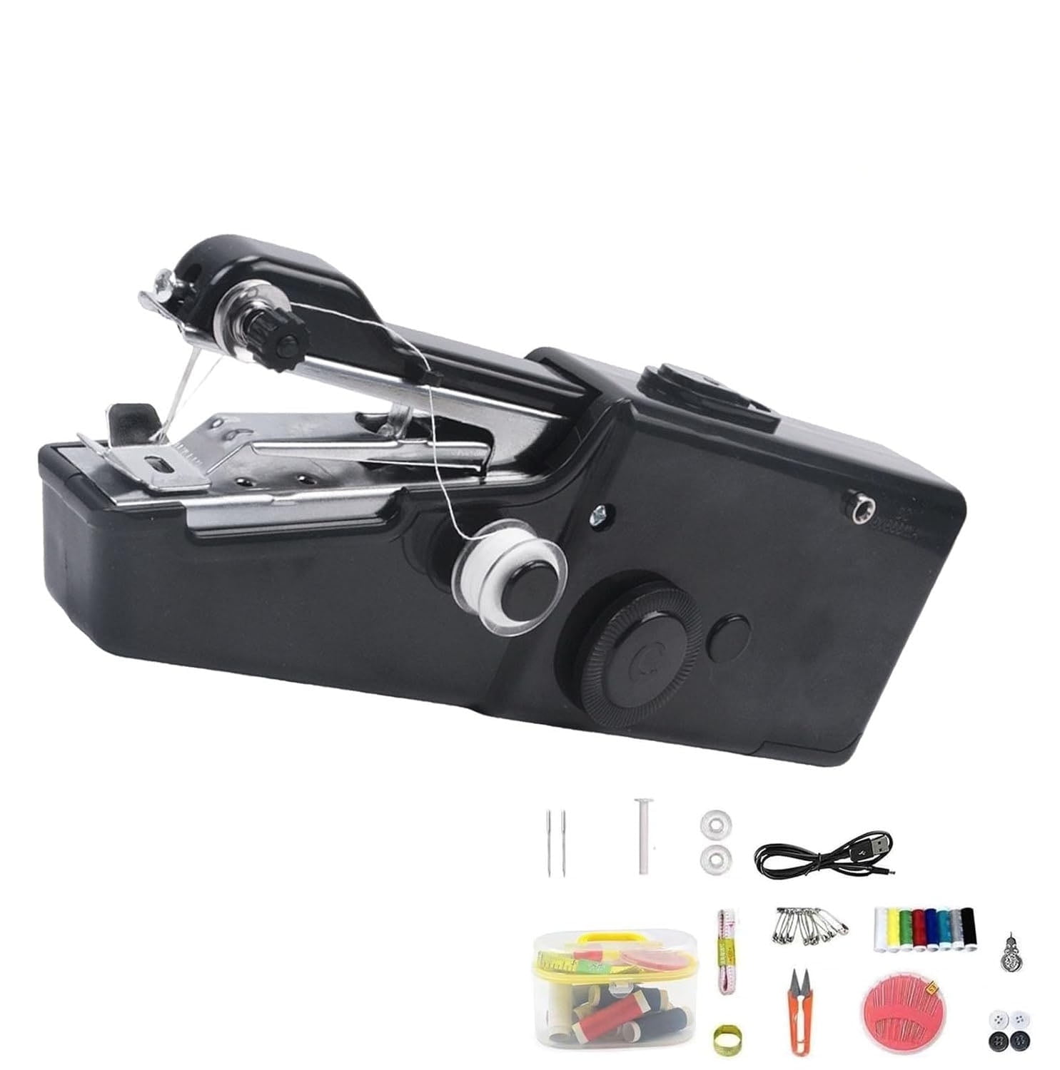 Pureutil Mini Handheld Sewing Machine, Handheld Sewing Machine Heavy ...