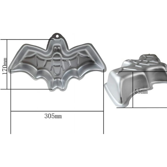 PurewH Cartoon bat Cake Pan, 3D Birthday Cake Pan， Aluminum Alloy Cake ...