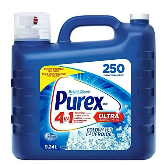 Purex 4 in 1 Ultra Concentrated Liquid Laundry Detergent, ColdWater ...