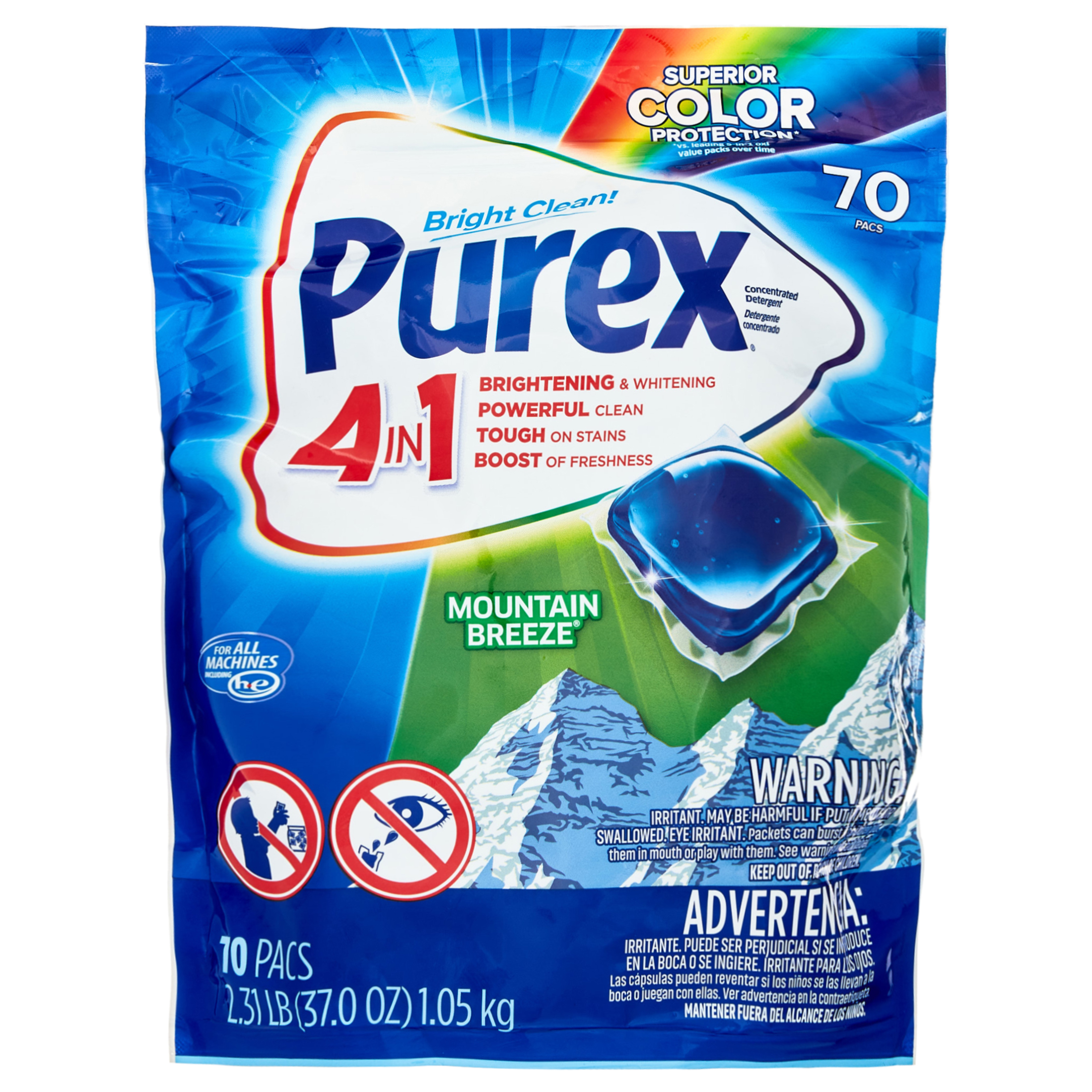 Purex Liquid Laundry Detergent, Baby, 50 Fluid Ounce, 38 Loads ...