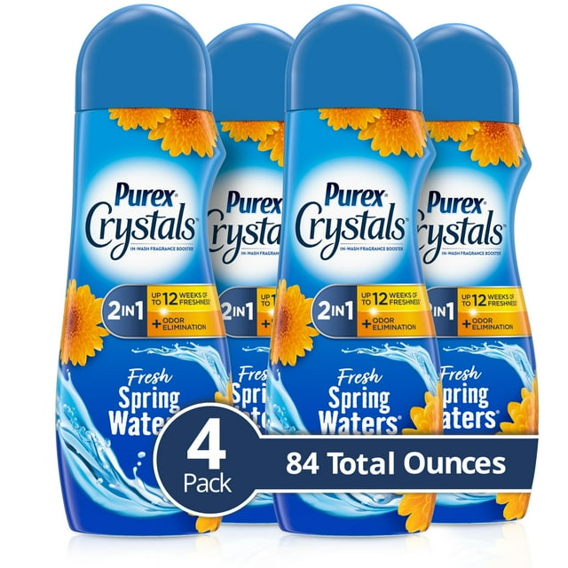 Purex Crystals In-Wash Fragrance And Scent Booster, Fresh Spring Waters ...