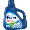 Purex 4in1 Plus OXI Liquid Laundry Detergent, 128oz, 85 Loads, Stain ...