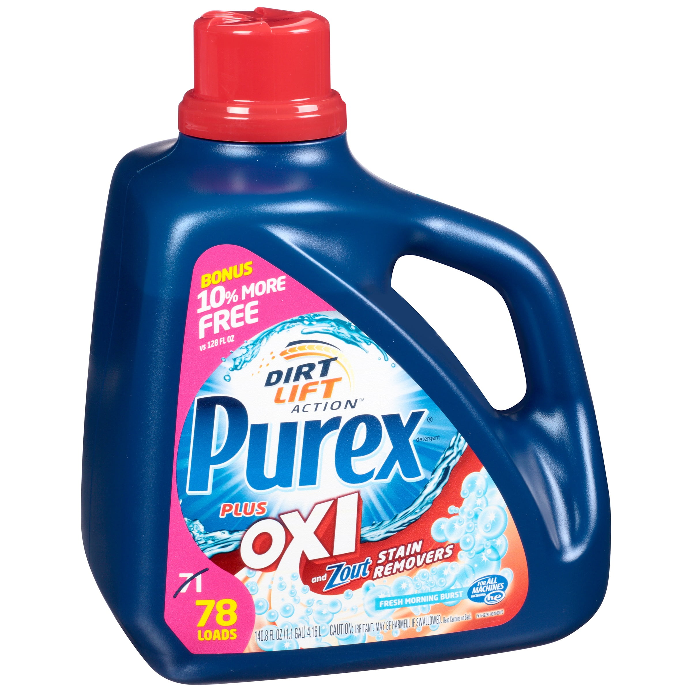 Purex Dirt Lift Action Fresh Morning Burst Laundry Detergent Plus Oxi ...