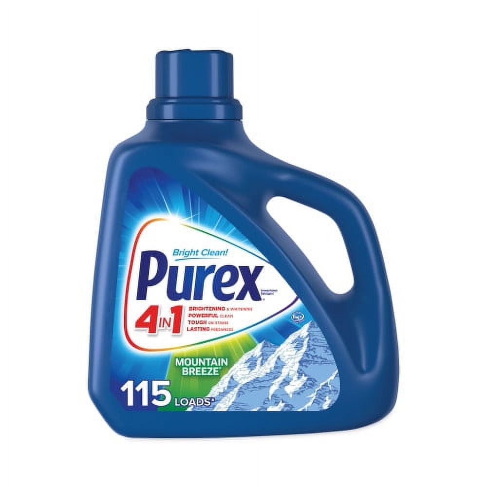 Purex Fresh Washing Clothes Liquid Laundry Detergent, Mountain Breeze ...