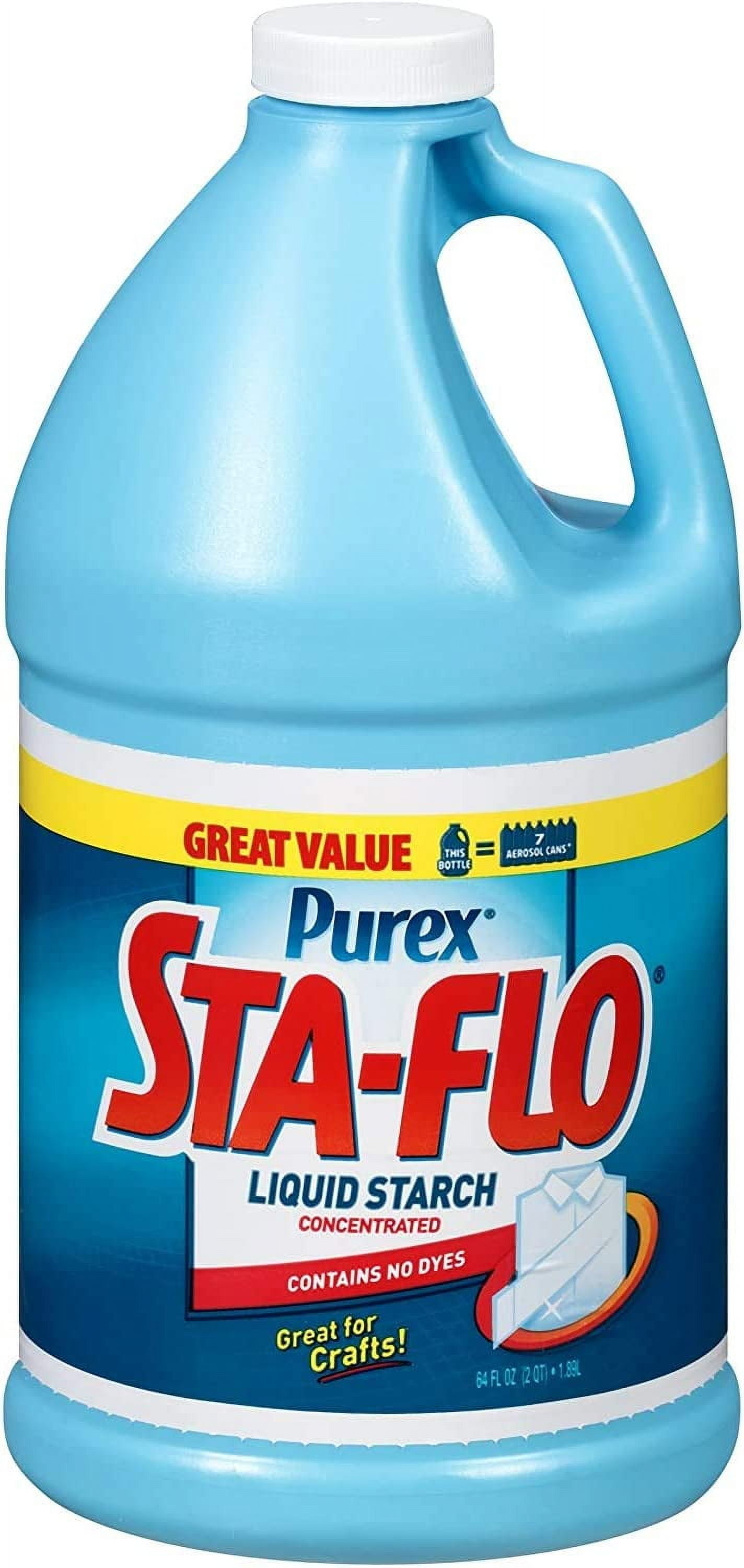 Purex Sta-Flo Concentrated Liquid Starch, 64 oz Bottle by Sta-Flo ...