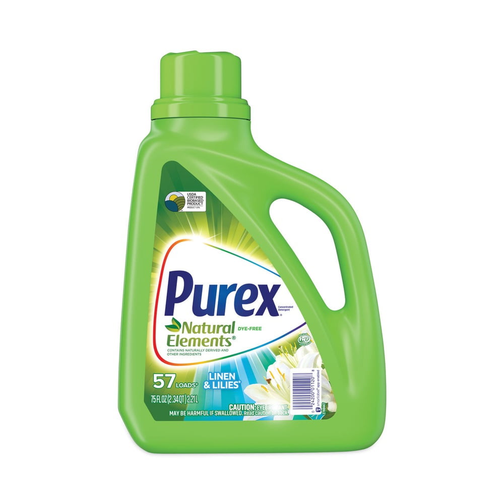 Purex Ultra Natural Elements HE Liquid Detergent Linen & Lilies 75oz ...