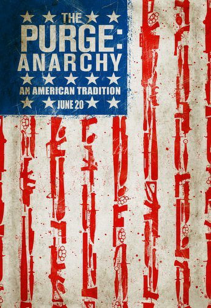 Purge Anarchy Movie Poster Reprint 27Inx40In for any room 27x40 Square ...