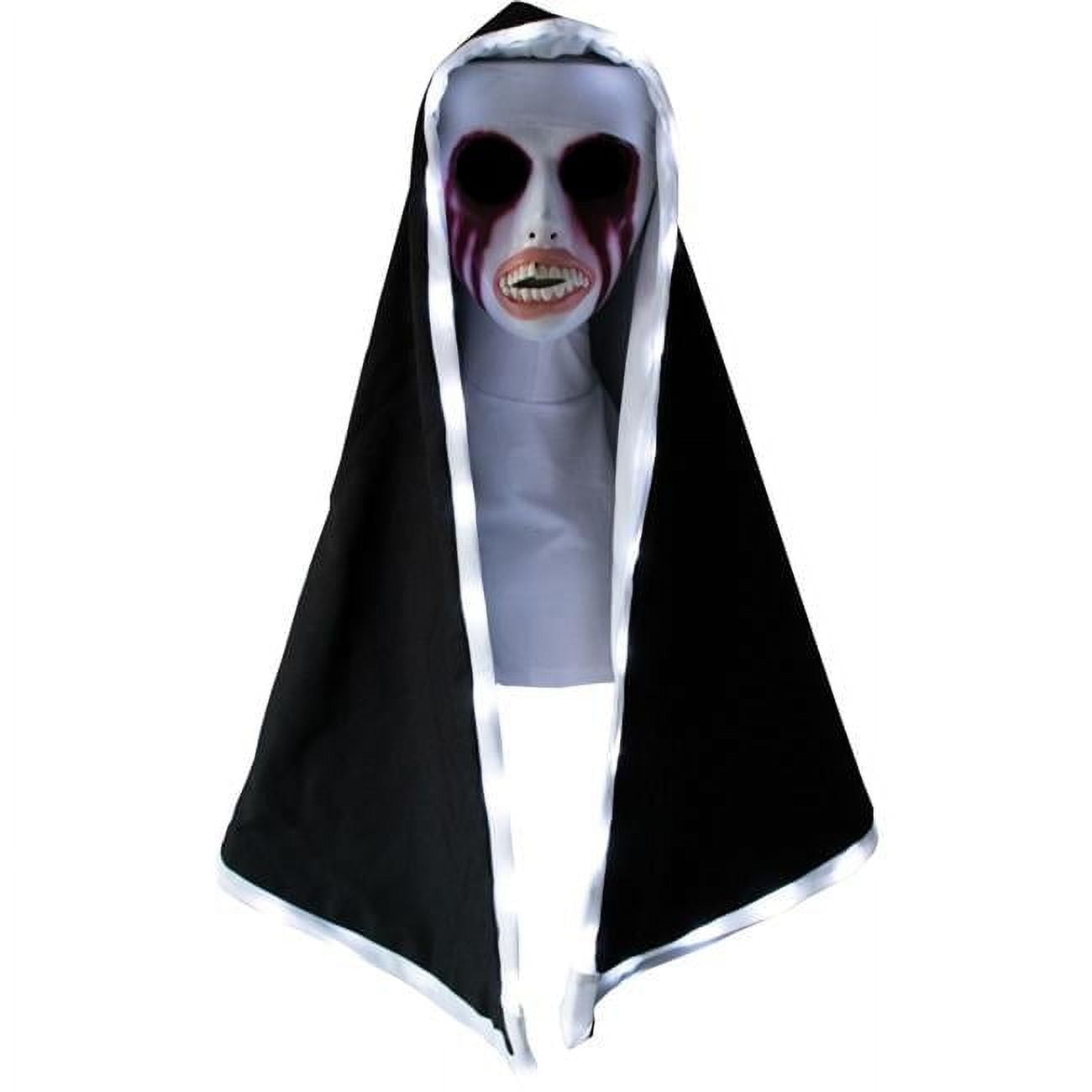 Purge Nun Mask with Lightup Hood - Walmart.com