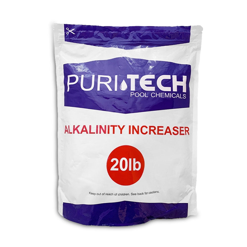 Puri Tech Pool Powder Chemicals 20 lb Total Alkalinity Increaser Plus ...