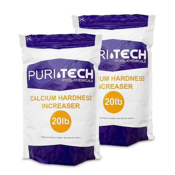 Puri Tech Powder Calcium Hardness Increaser 40 lbs Calcium Chloride for ...