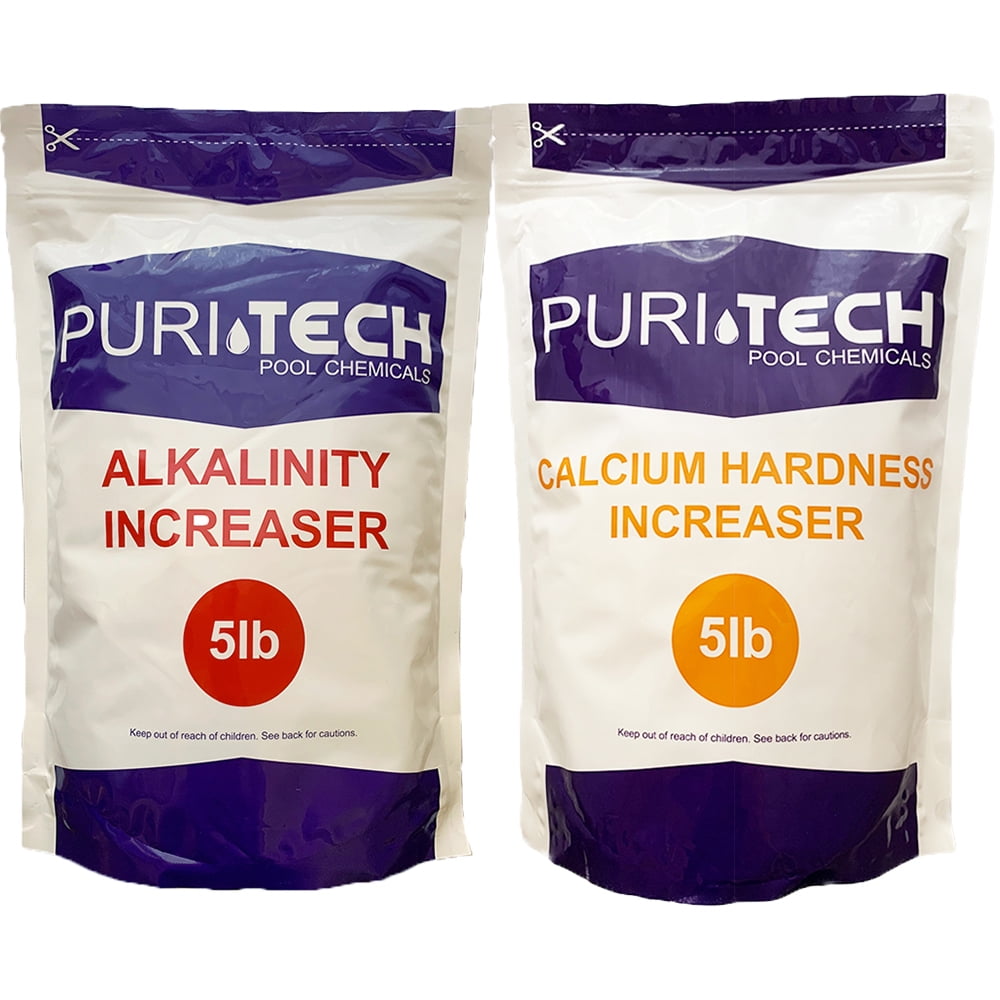 Puri Tech Powder Chemicals 5 lb Calcium Hardness Increaser & 5 lb ...