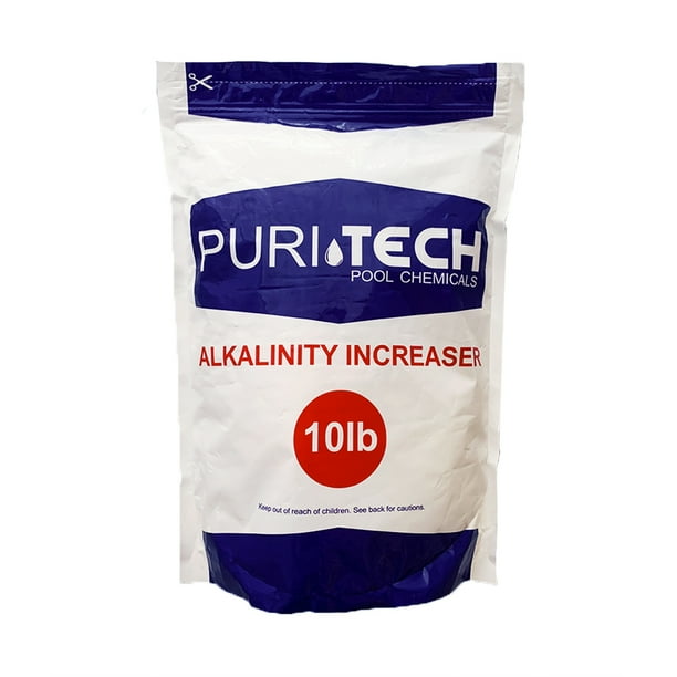 Puri Tech Powder Pool Chemicals 10 lb Total Alkalinity Increaser Plus ...