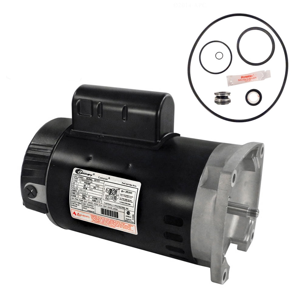 Puri Tech Replace Motor Kit for Sta-Rite SuperMax 1.5HP PHK2RA6F-103L ...