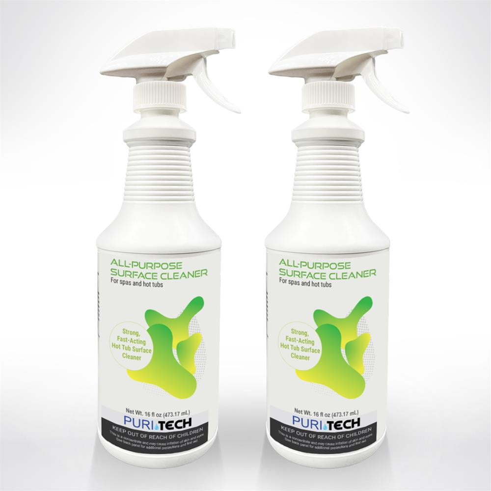 Puri Tech Spa All-Purpose Surface Cleaner 2 Pack Fast Acting Formula ...