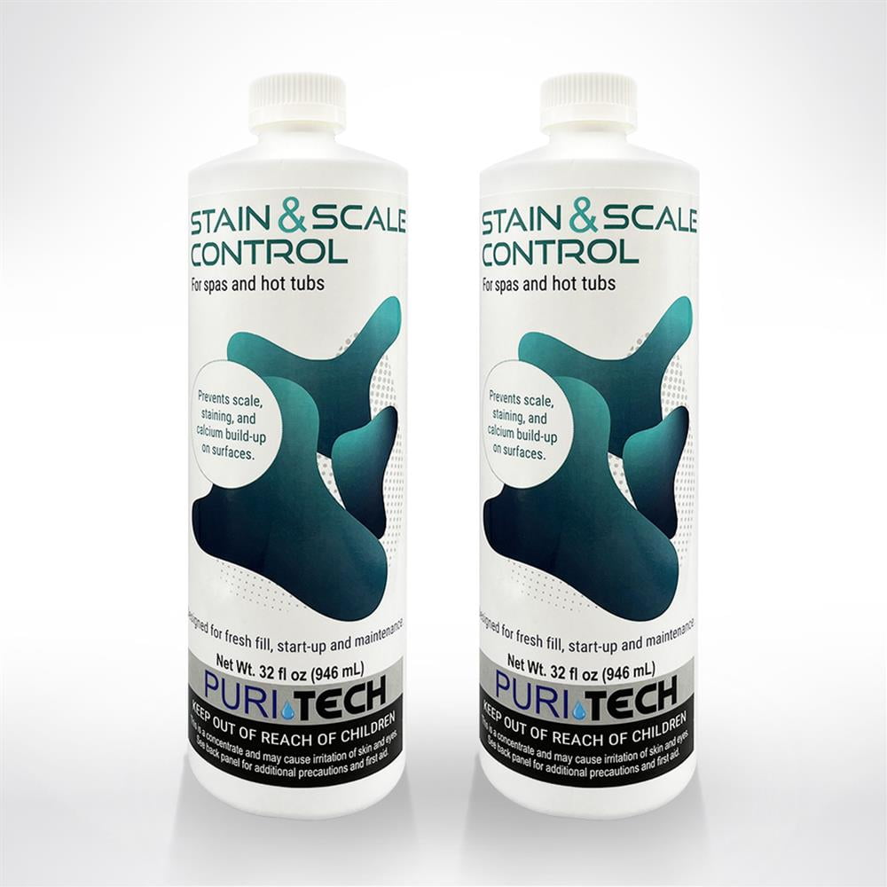 Puri Tech Spa Stain & Scale Control 2 Pack Prevents Scale Staining and ...