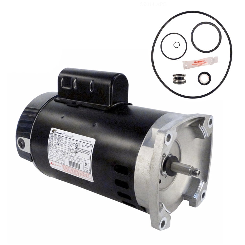 Puri Tech Sta-Rite SuperMax 2.5HP PHK2RAA6G-105L Replacement Motor Kit ...