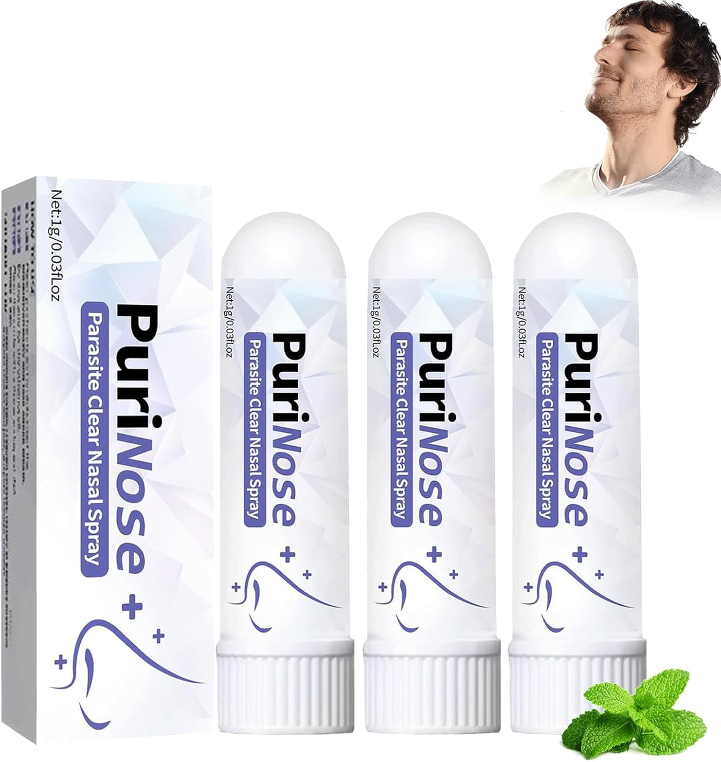 PuriNose Inhaler,Purinose Nasal Inhaler,Soothing Nasal,Enjoy Fresh Air ...