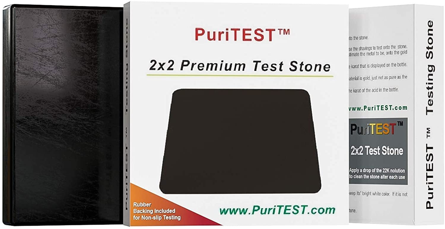 PuriTest 1pc Brand Acid Test Stone Gold Silver Platinum Testing Tools ...