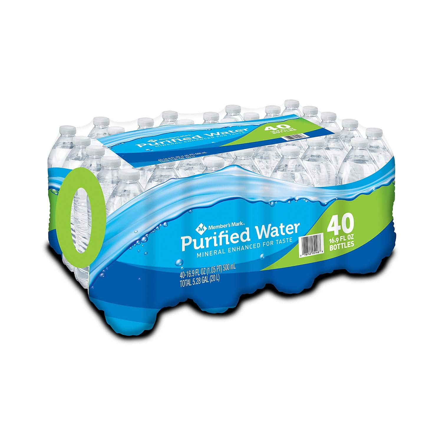 Purified Bottled Water (16.9 oz. bottles, 40 pk.) (pack of 2) - Walmart.com
