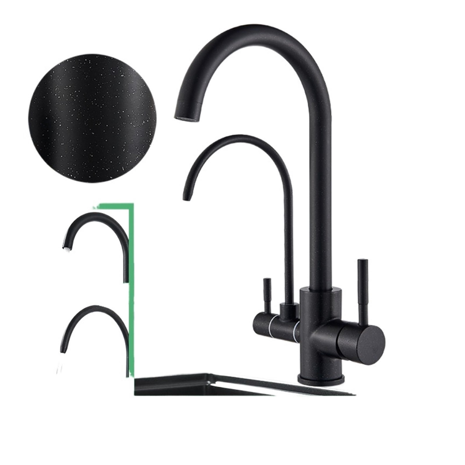 Purified Kitchen Faucet 360 Degree Rotation Purification Deck Mounted ...