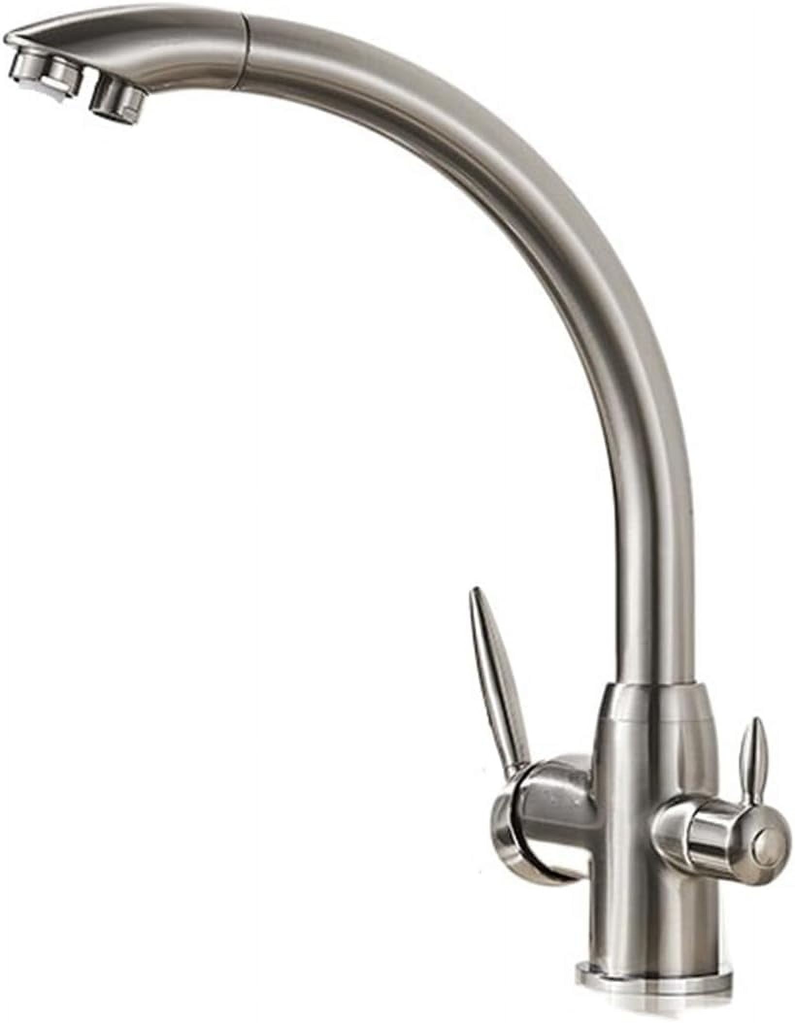 Purified Kitchen Faucet Cold Mixer Dual Handle Rotation Drinking Sink ...