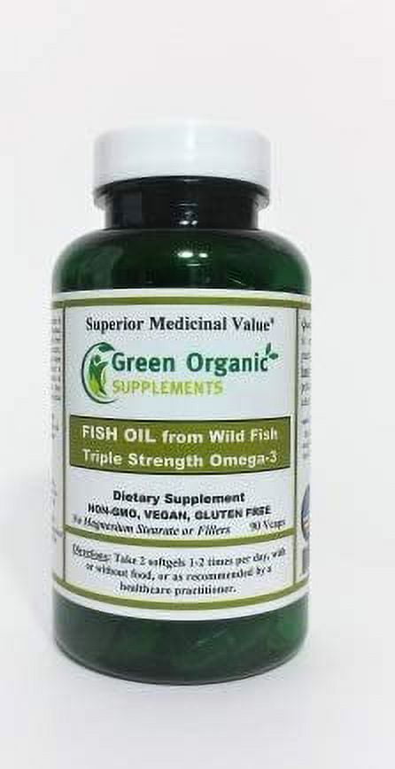 Purified, Triple Strength Omega 3 Anti-Inflammatory Fish Oil Made with ...