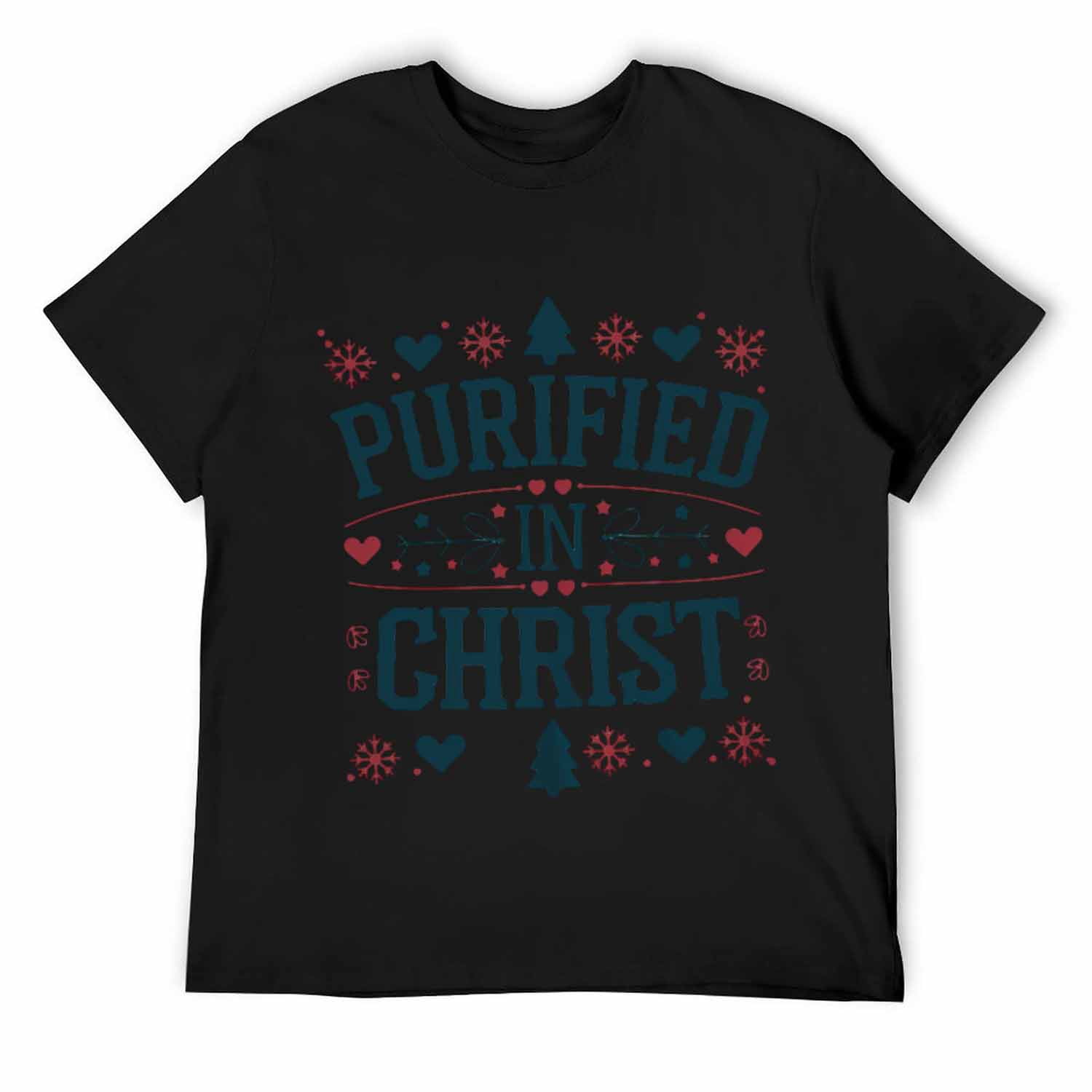 Purified in Christ Christian Water Baptism Dedication Church T-Shirt ...