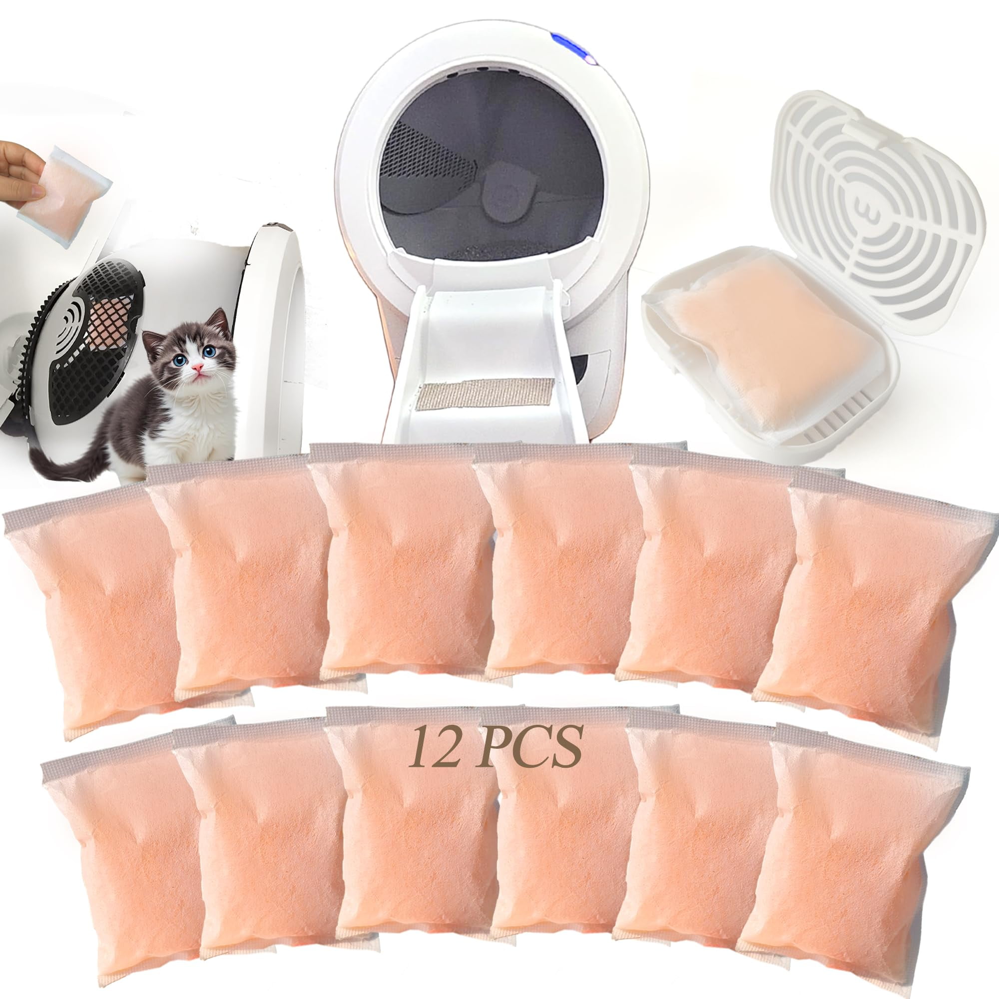 PurifyLogix Odor Remover Refills Compatible with Whisker OdorTrap and ...