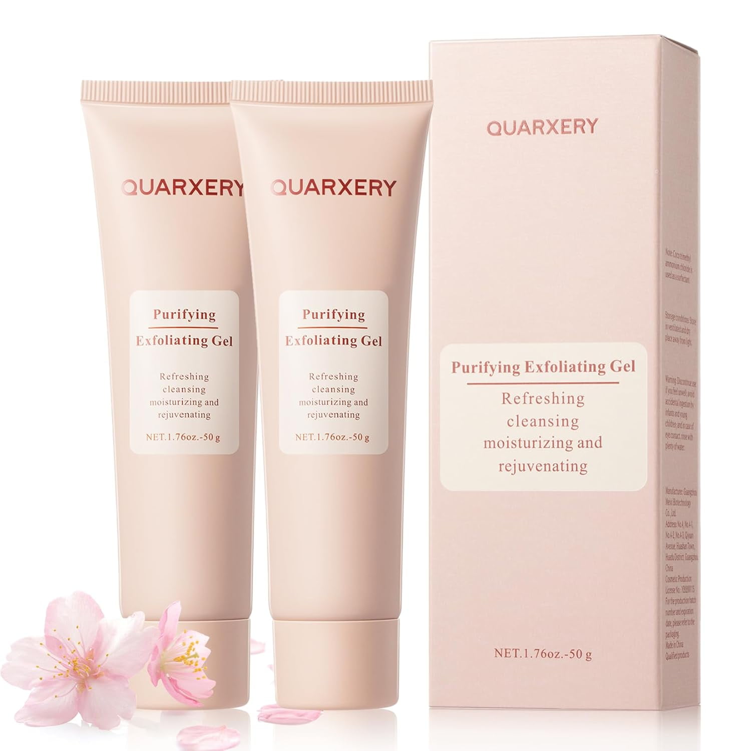 Purifying Exfoliating Gel 2Pcs: Gentle Face Exfoliating Gel - Cleans ...