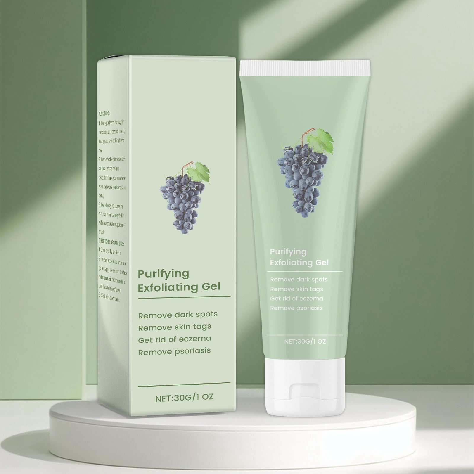 Purifying Exfoliating Gel 30g - Deep Cleansing Gel For Face Gentle Cleansing And Exfoliation For ...