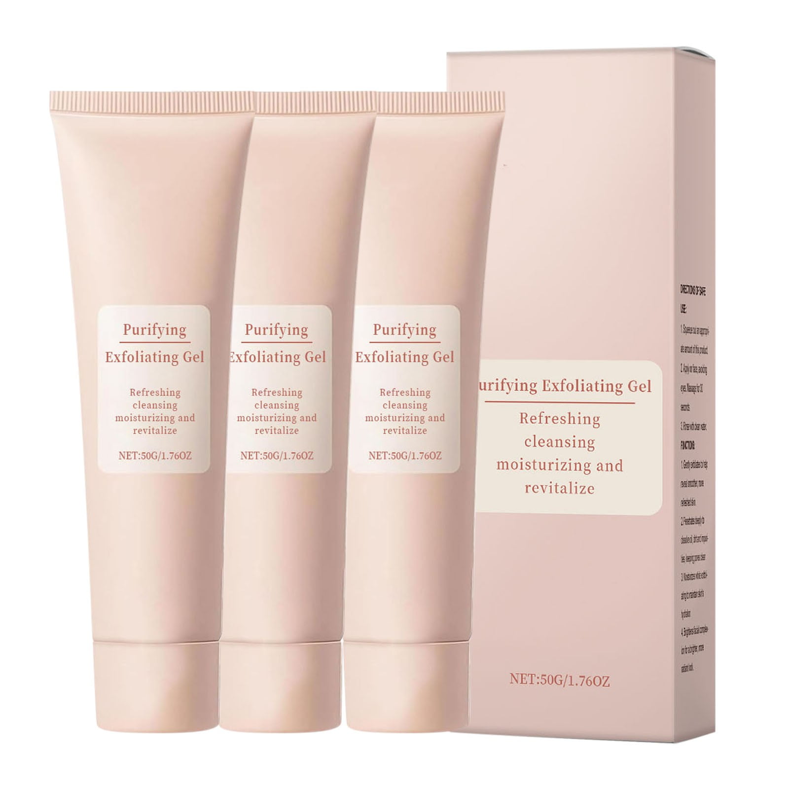 Purifying Exfoliating Gel, Deep Cleansing Moisturizing Gel, Body ...