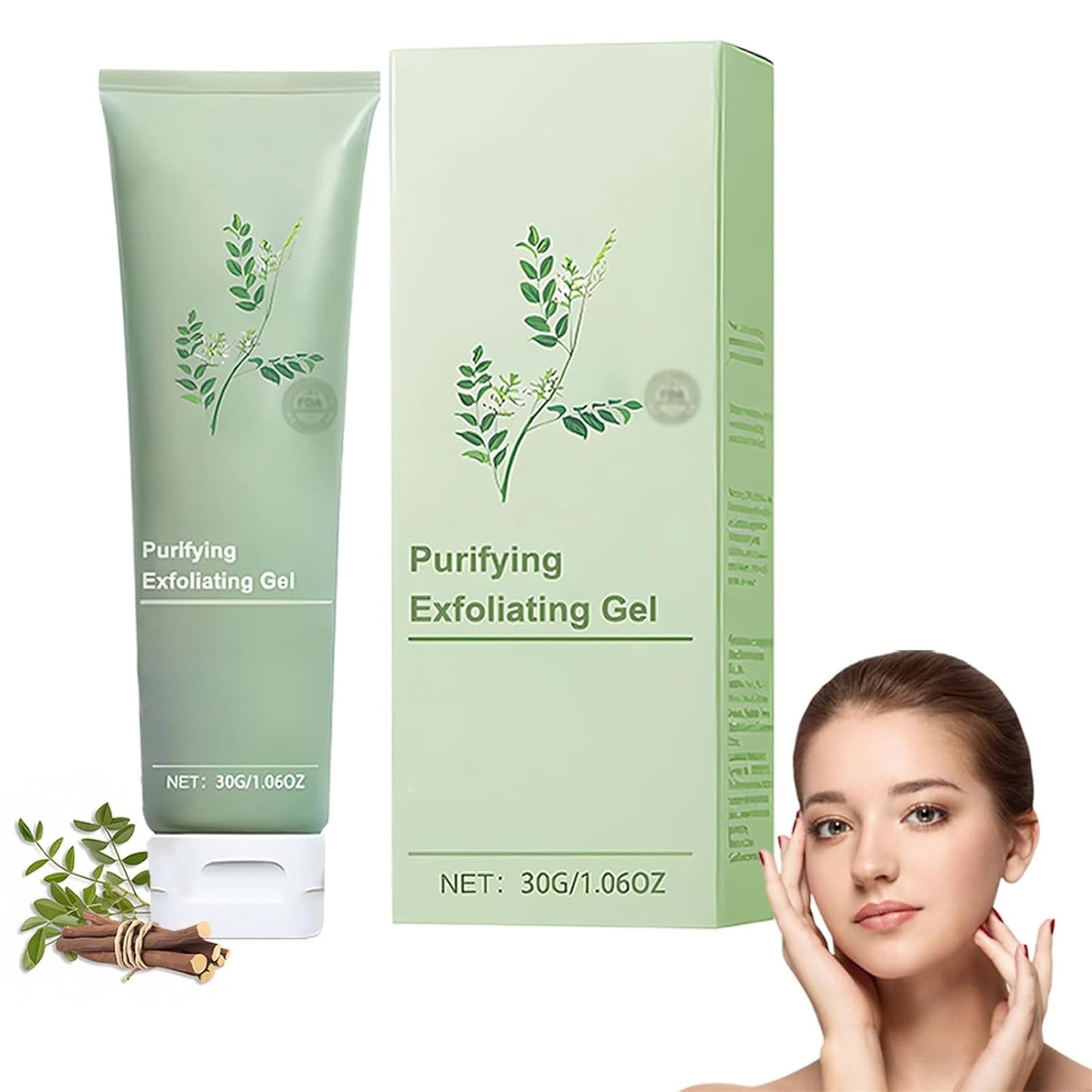 Purifying Exfoliating Gel Exfoliating Scrub Deep Cleansing Face And ...