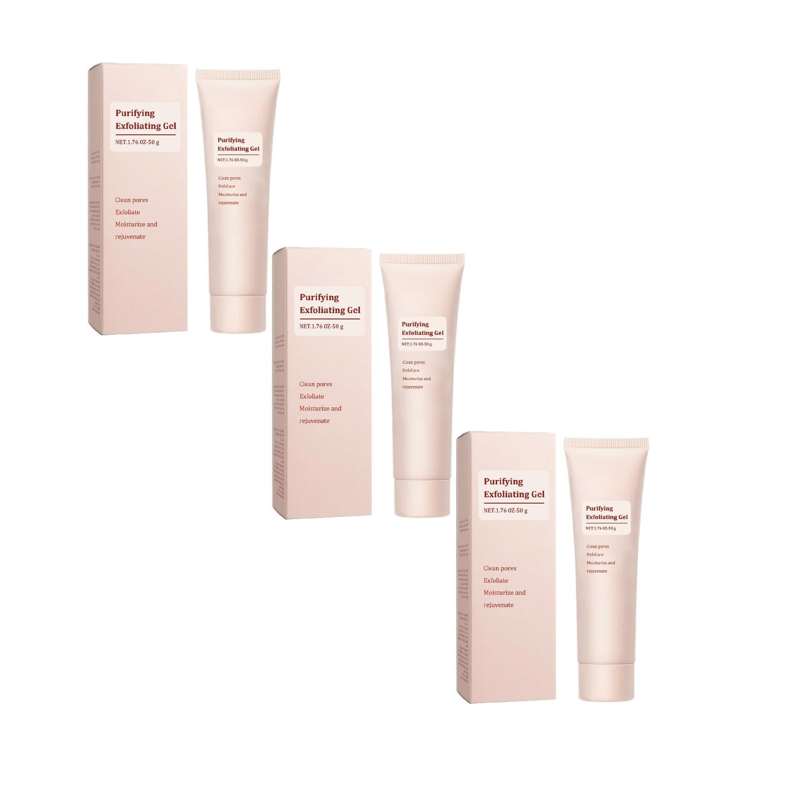 Purifying Exfoliating Gel,Facial Exfoliator Cleanser,Natural ...