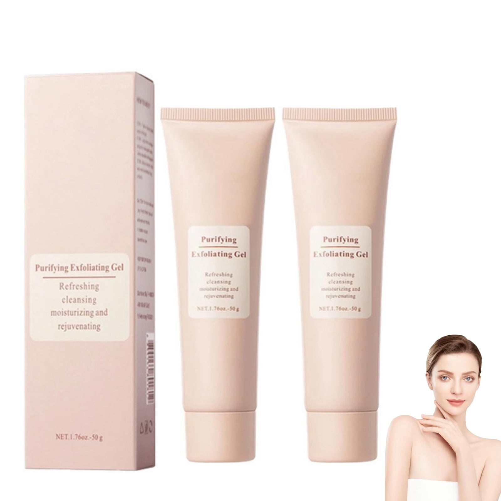 Purifying Exfoliating Gel Facial Pore Cleansing Gel Deep Cleansing ...