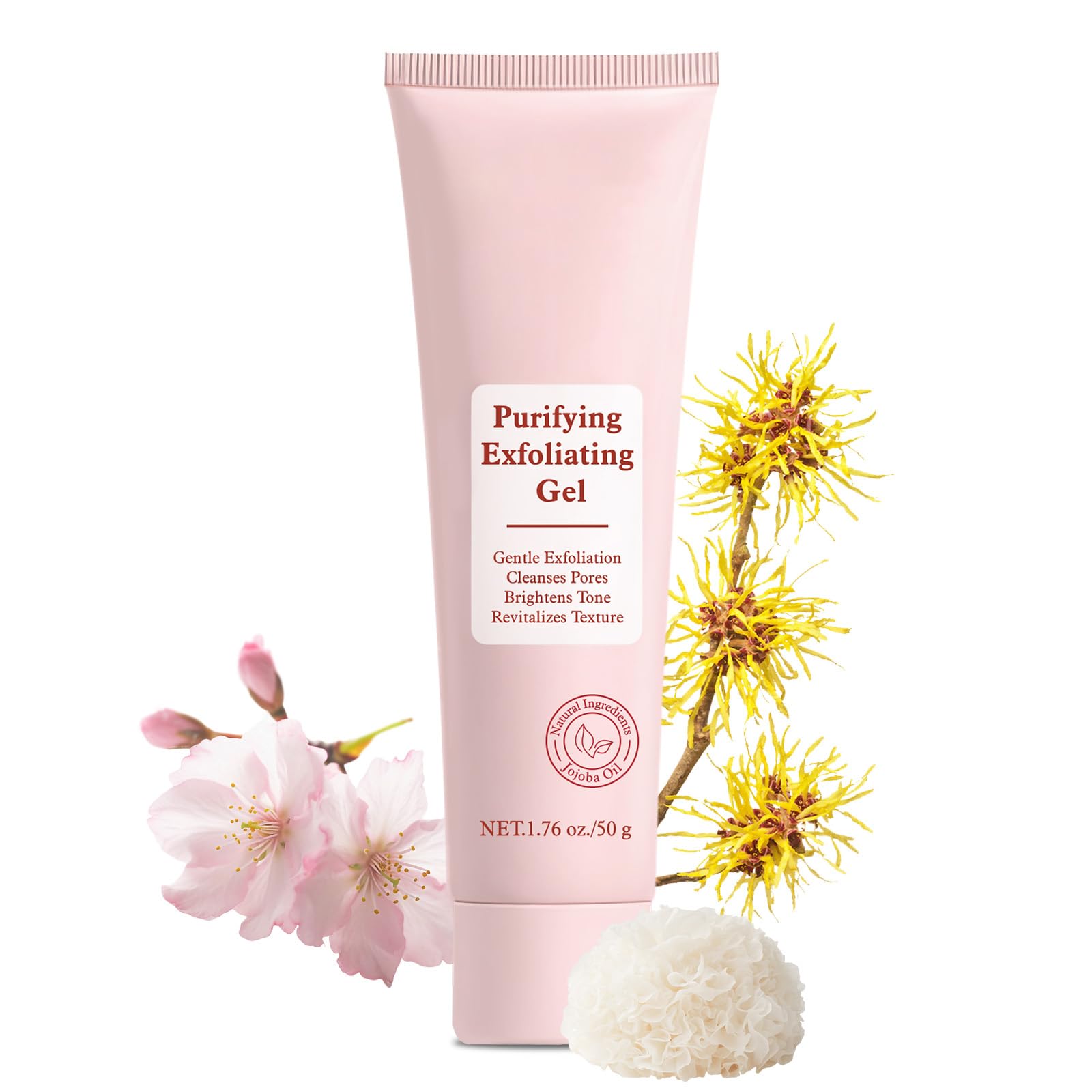 Purifying Exfoliating Gel, Gentle HMF23 Facial Exfoliator Cleanser ...