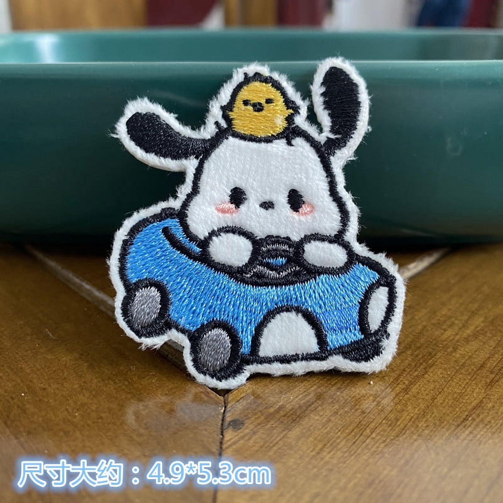 Purin Sanrio Anime Embroidered Patch On Clothes Fusible Patches Sticker ...