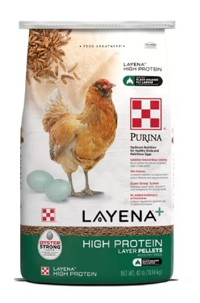 Purina 3007296-245 Layena+ 10 lb. Bag High Protein Layer Chicken ...