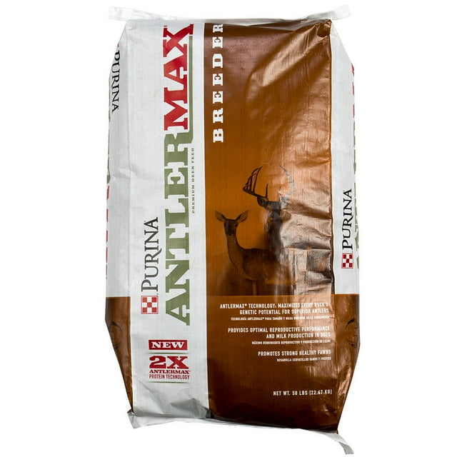 Purina Animal Nutrition Antlermax Deer Breeder Texture 17/6 - Walmart.com