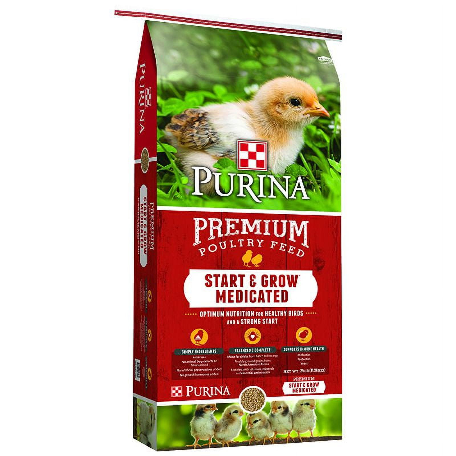 Purina Animal Nutrition Start N Grow withAMP .0125 Crumbles 25lb ...
